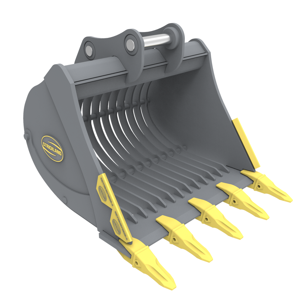 Bobcat X323 Excavator Riddle Buckets – Strickland MFG